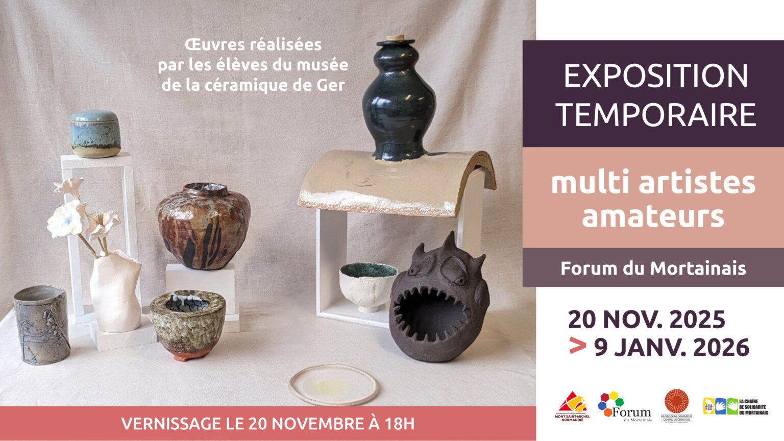 EXPOSITION TEMPORAIRE MULTI ARTISTES AMATEURS – La chaîne de solidarité ...